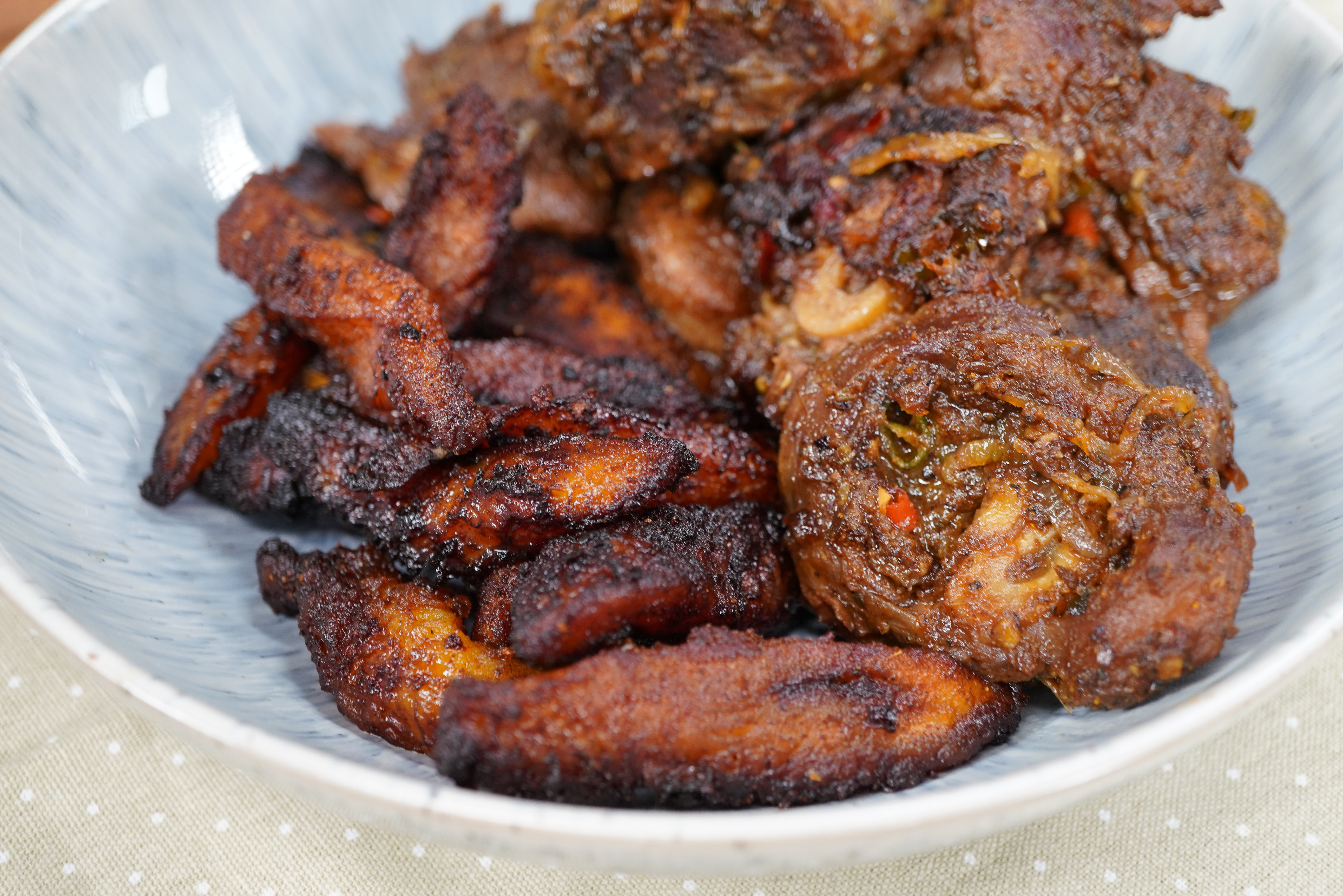 Peppered Goat and Kelewele | Global Gourmet